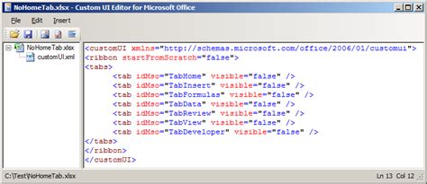 vba excel hide show all tabs on ribbon except custom tab stack overflow