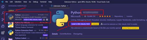 my development environment set up on windows to use python