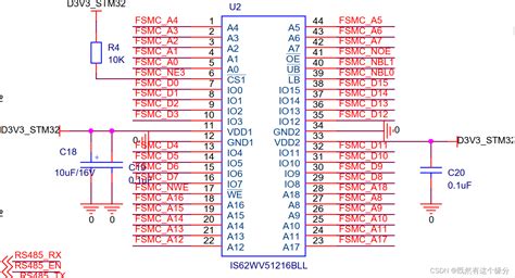 stm32cubemx配置硬件fsmc读写sram cubemx sram 既然有这个缘分的博客 csdn博客