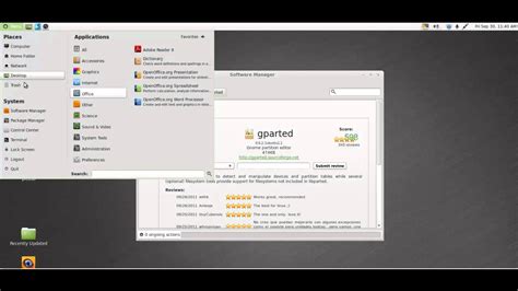 how to install gparted on arch linux systran box