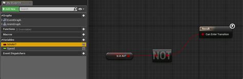 transition rules unreal engine documentation