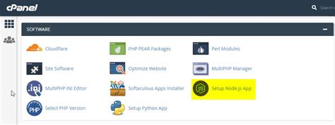 how to install nodejs via softaculous in cpanel knowledgebase