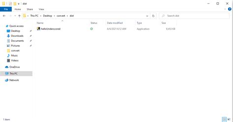 how to compile python to exe code underscored