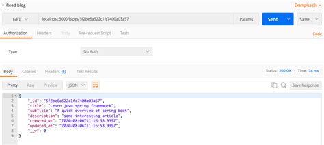 nodejs express mongoose and mongodb restful web service