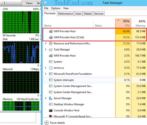 wmi provider host wmiprvse exe high cpu usage tech exel