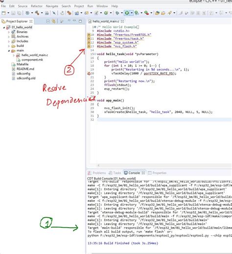 setting up eclipse for esp idf tutorials
