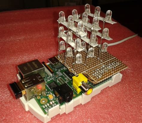 raspberry pi 3x3x3 led cube