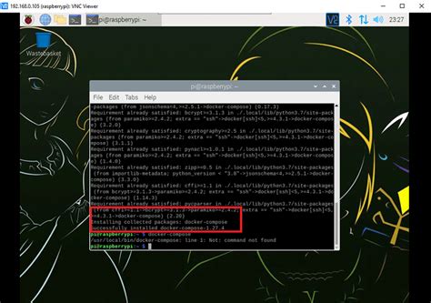 i have problems with the docker compose installation