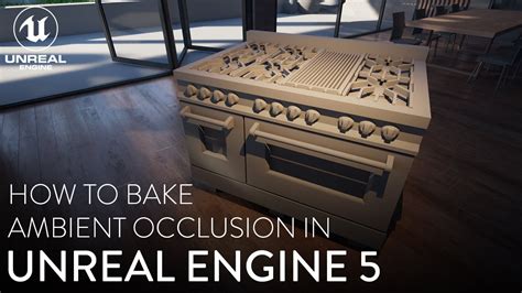 how to bake ambient occlusion in unreal engine 5 youtube