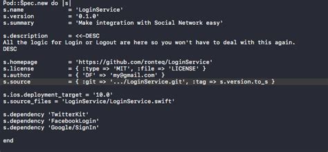 swift getting no such module error after running pod lib lint