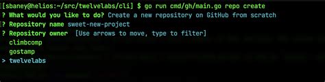 git create a github repository from command line stack overflow