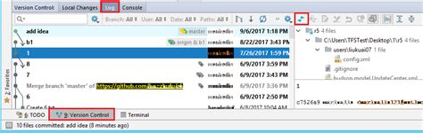 intellij show git differences after commit stack overflow