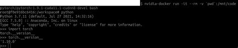 torch version in docker container does not match tag · issue 72784