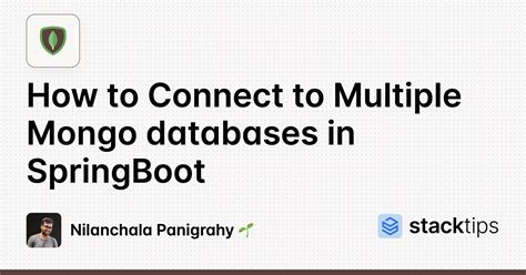 how to connect to multiple mongo databases in springboot stacktips