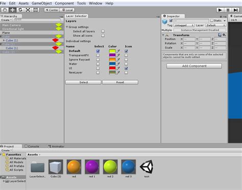 github aixacode layerselection layer selection tool for unity editor