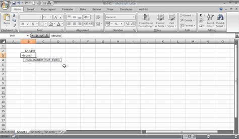 excel trunc function tutorial youtube