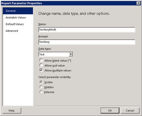 code u like ssrs multi value parameters with less fail