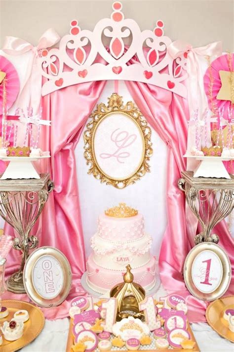 Royal Princess First Birthday Party Princess First Birthday 1st