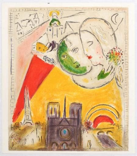 Advertising Poster Chagall Le Dimanche