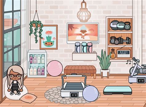 Toca Boca Gym Room• Gym Room Cute Room Ideas Free House Design
