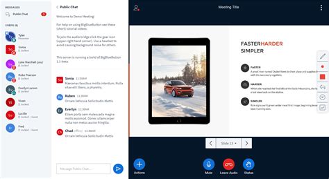 html5 client bigbluebutton