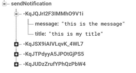 node js getting an error after trying to send notification through