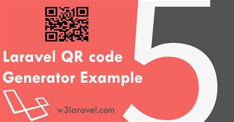 laravel qr code generator example using simple qrcode package ~ w3laravel