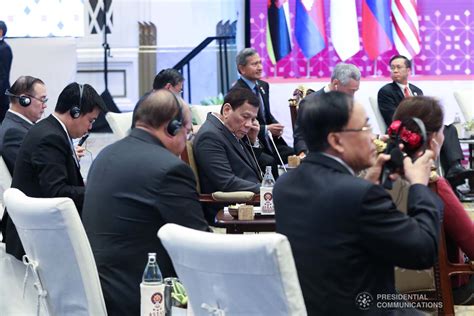 President Rodrigo Roa Duterte Joins Other Leaders From The Association