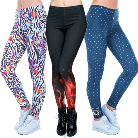 Women Sport Sex Leggings 3d Full Print Hot Girl Leggins Elastic Tight