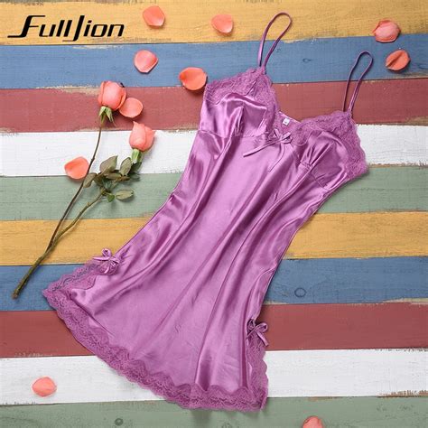 Ladies Sexy Silk Satin Night Dress Sleeveless Nighties V Neck Nightgown