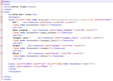 membuat crud create update delete di codeigniter blog serba guna