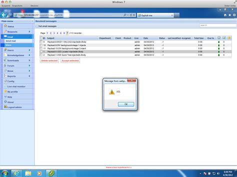escon supportportal pro 3 0 persistent cross site