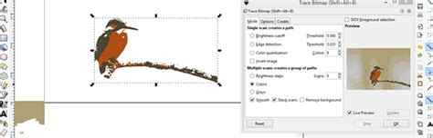 inkscape trace bitmap learn how to trace bitmap in inkscape