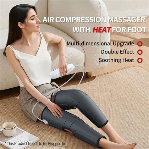 Leg Massager Air Compression Leg Circulation System Wraps Feet Calves