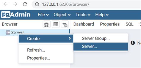 manage vcsa embedded vpostgres database with pgadmin