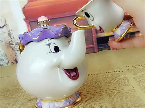 Cafetière Théière Des Dessins Animés La Belle Et La Bête Grande Tasse