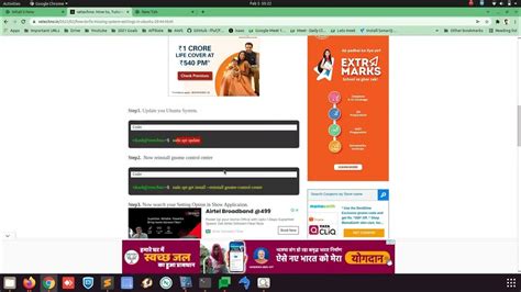 how to fix missing system settings or settings in ubuntu 20 04 lts