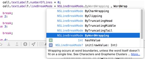 [已解决]swift代码出错：use of unresolved identifier uilinebreakmodewordwrap 在路上