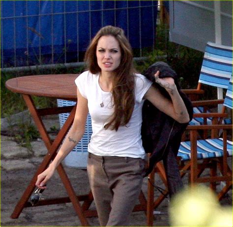 Angelina Jolie On The Set Of Wanted Photo 463381 Angelina Jolie