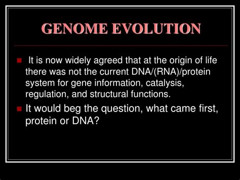 Ppt Genome Evolution Powerpoint Presentation Free Download Id 4288256