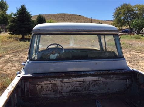 1959 Chevrolet Apache 3100 Short Bed Fleet Side Big Window For Sale