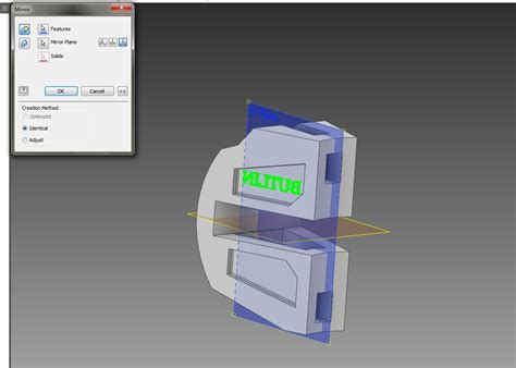solved inventor mirror text pattern becomes rotated autodesk community