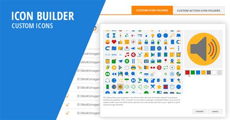 winforms icon builder custom icons