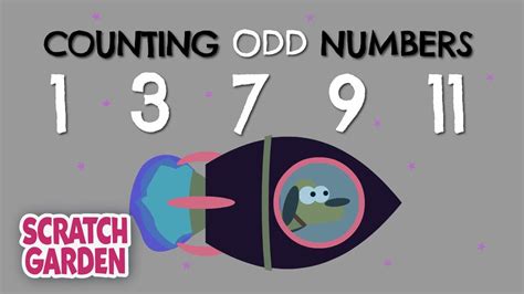 counting odd numbers counting songs scratch garden youtube