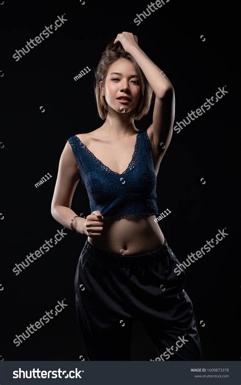 Стоковая фотография 1609873378 Sexy Asian Girl Model Woman Body