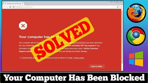 [fixed] your computer has been blocked error problem issue youtube