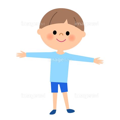 【男の子 手を広げる】の画像素材 31101777 イラスト素材ならイメージナビ