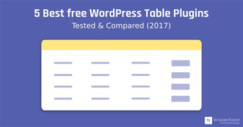 5 best free wordpress table plugins tested and compared 2020