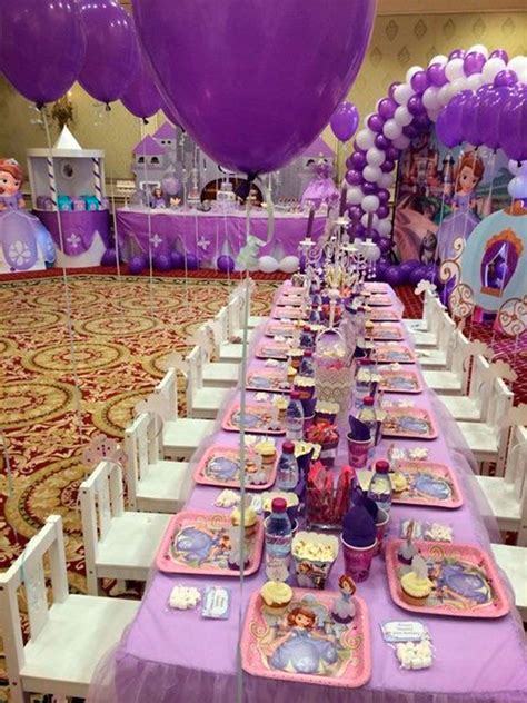 Mesa De Aniversário Sofia The First Birthday Party 4th Birthday