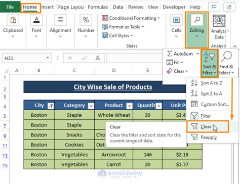 how to remove filter by color in excel 5 methods exceldemy